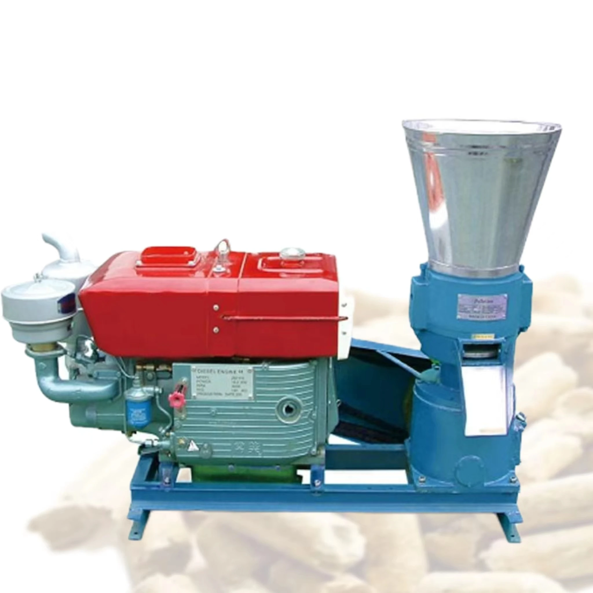 Pellet Press Animal Feed Processor Farming Feed Machine forage feed ...