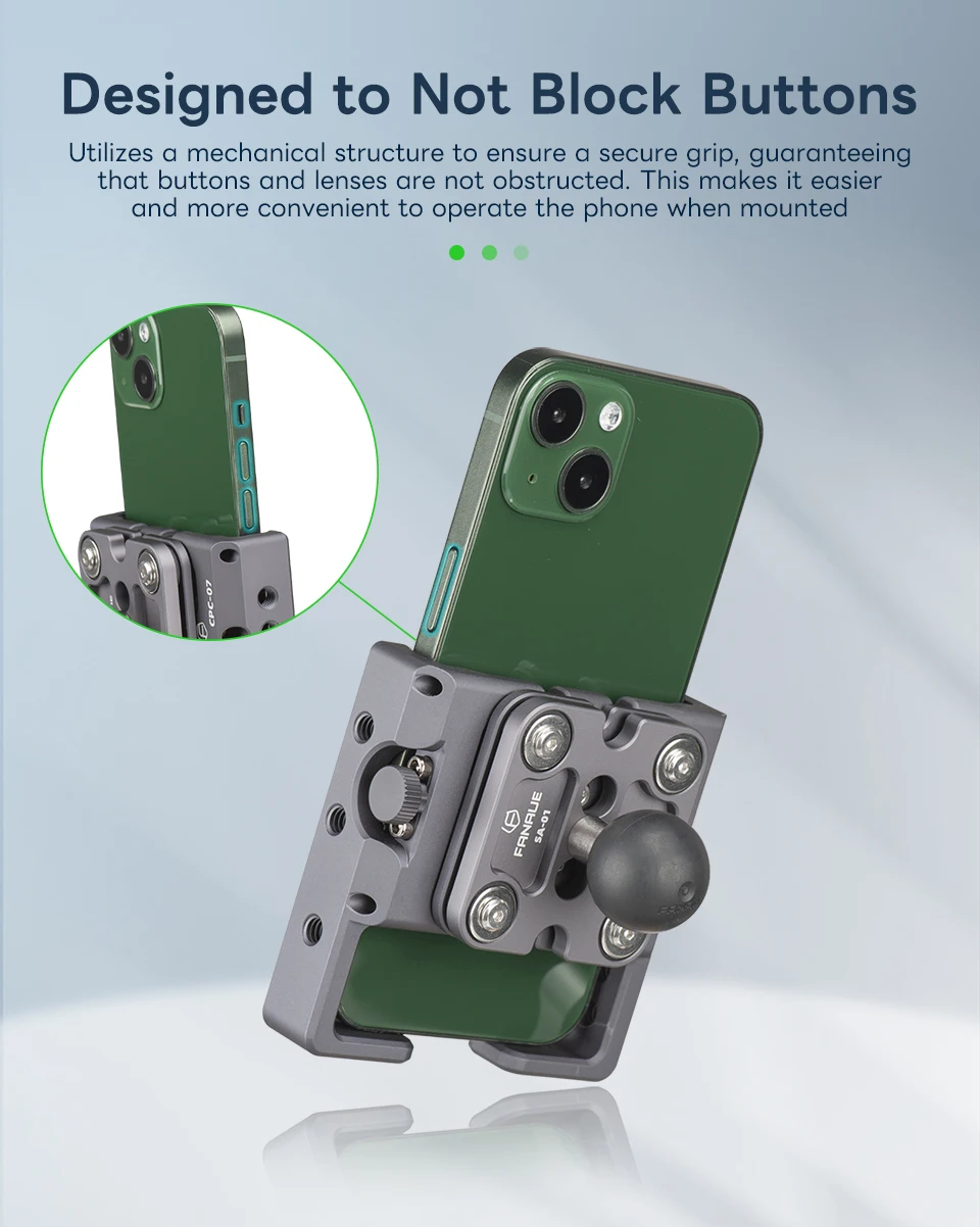 Fanaue-cpc-07sa Anti Vibration Phone Mount for 5.5-7" Smartphones