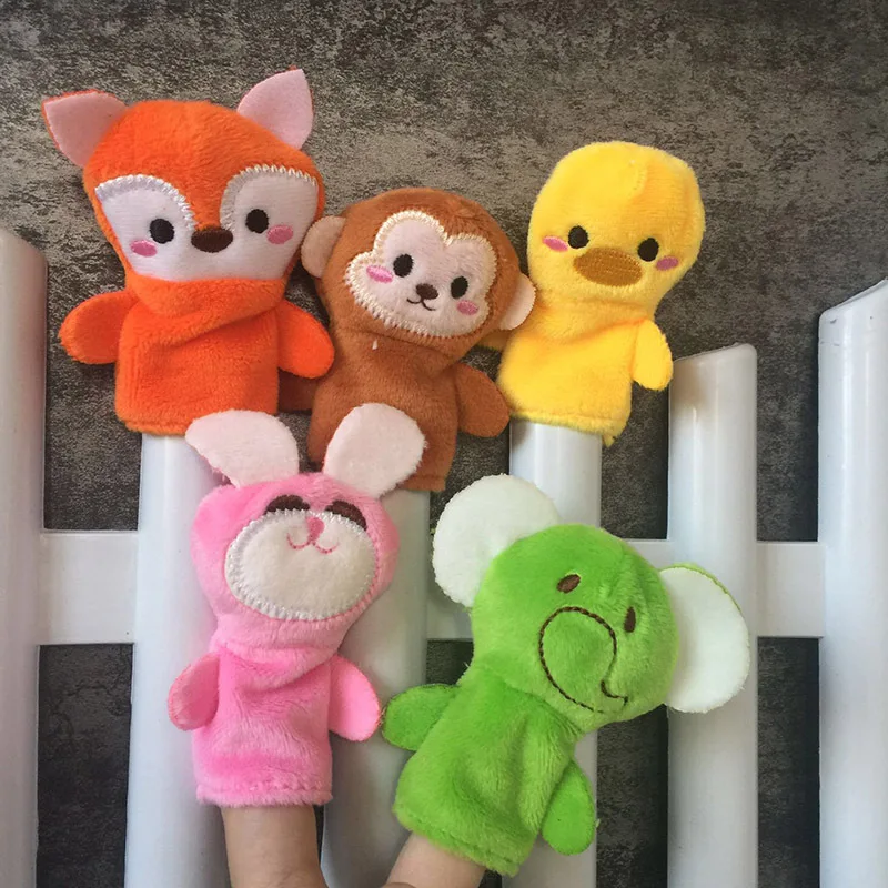 Manufactory Wholesale Custom Story Time Stuffed Animals Kawaii Finger ...