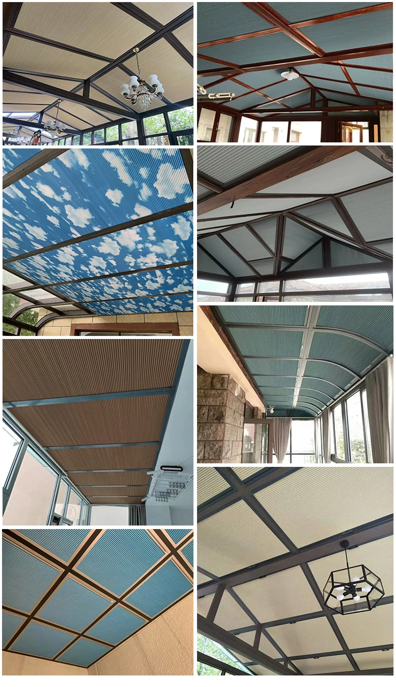 Horizontal House Roof Window Manual / Motorized Decorative Blackout ...