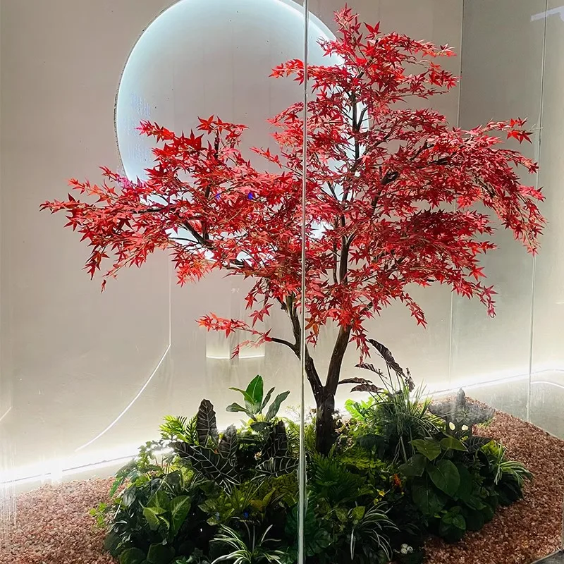 Alibaba.com: High LEVEL Real Wood Trunk Artificial Red Maple Tree ...