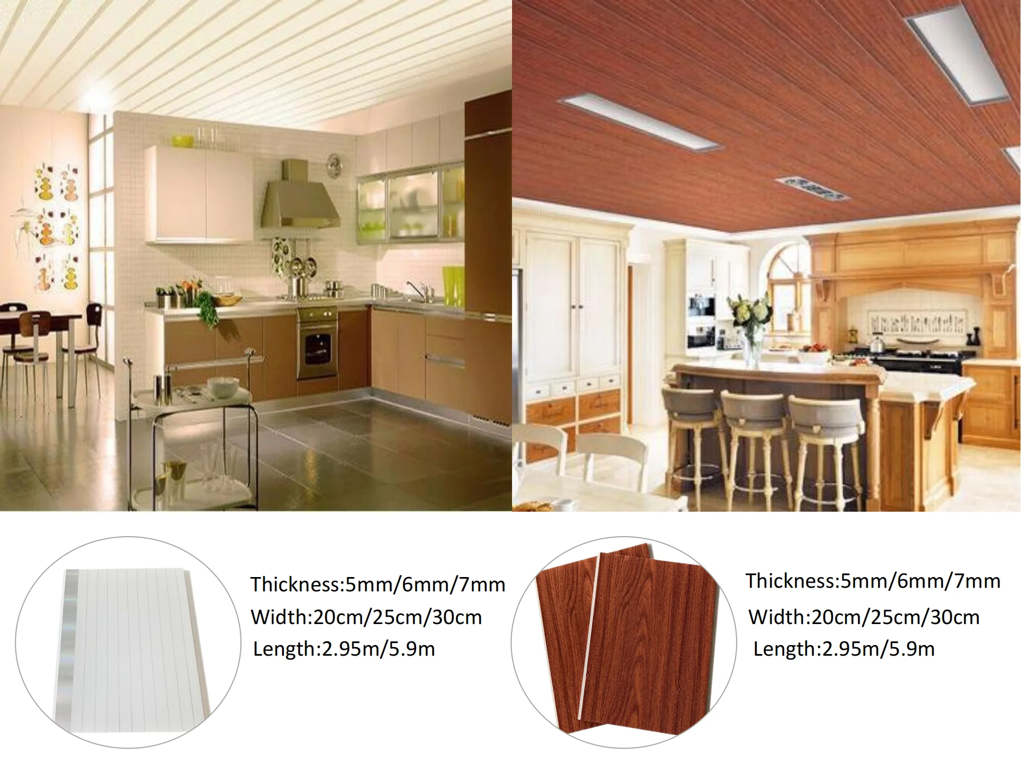 Pvc Laminated Gypsum Board Ceiling Tiles With Edge Guard Pvc Plastic ...