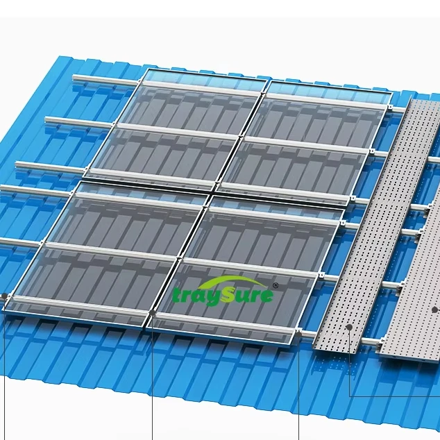 TRAYSURE Rooftop Solar Mounting Aluminum Rack Mount Systems Solar Panel ...