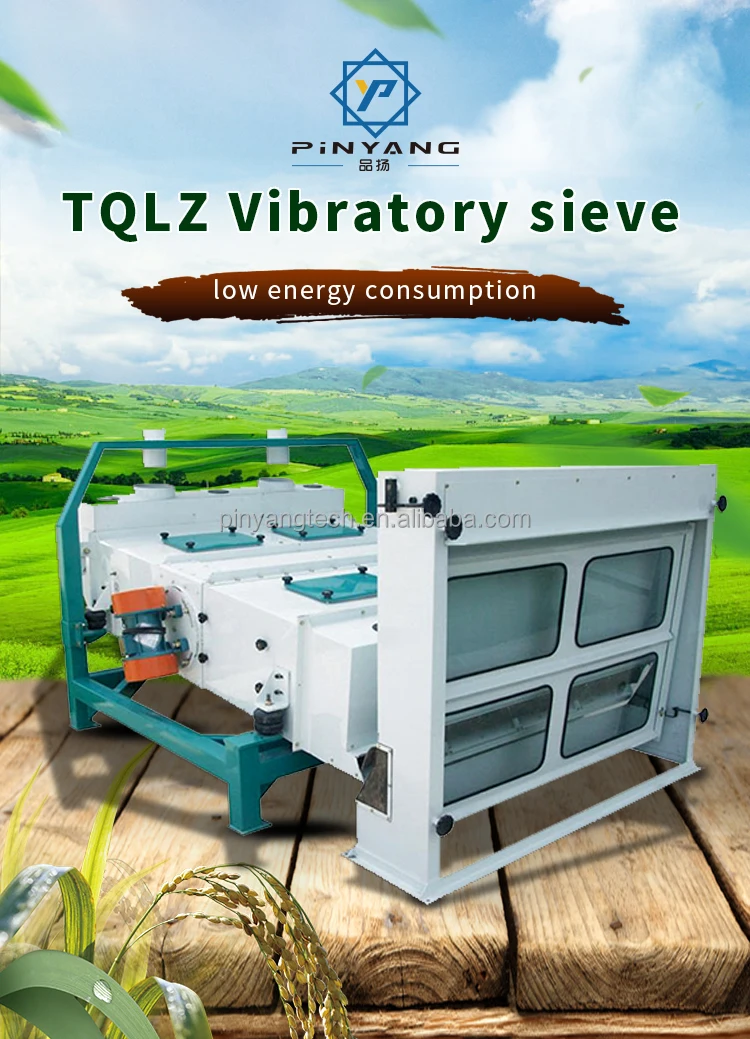 Tqlz100 Vibratory Sieve Two Layers Of Sieves To Clean Wheat/rice/corn ...
