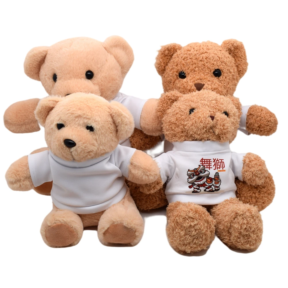 Personalized teddy bear blanks sublimation Easter bear with shirt ...