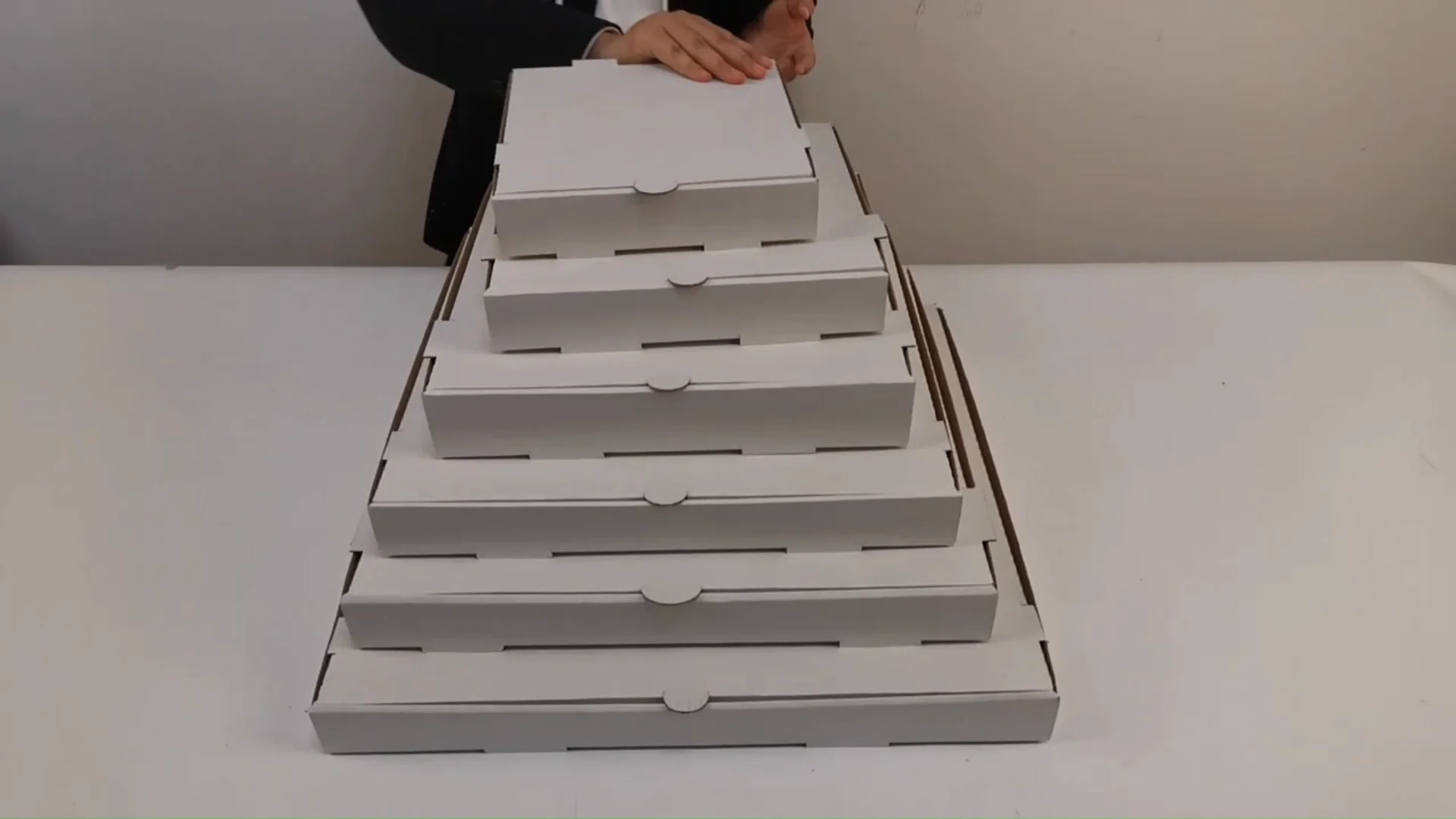 Custom Logo Printed White 9 12 16 Inch Recycle Biodegradable ...