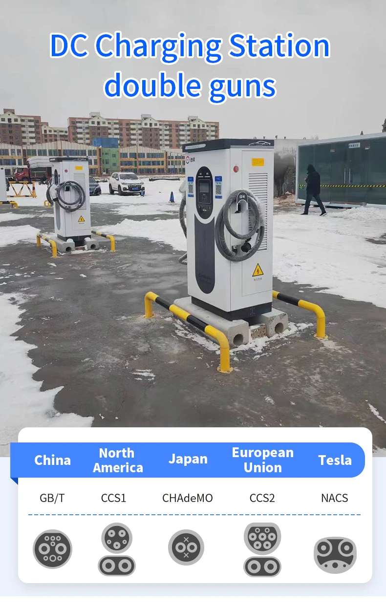 Double Guns Battery Solar Ev Charger 100kw Ev Charging Station Ev ...