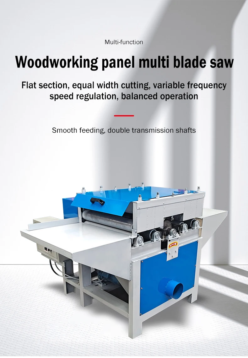 Plywood Panel Cutting Machine Panel Saw Cnc Wood Plate Multi Blade Rip ...