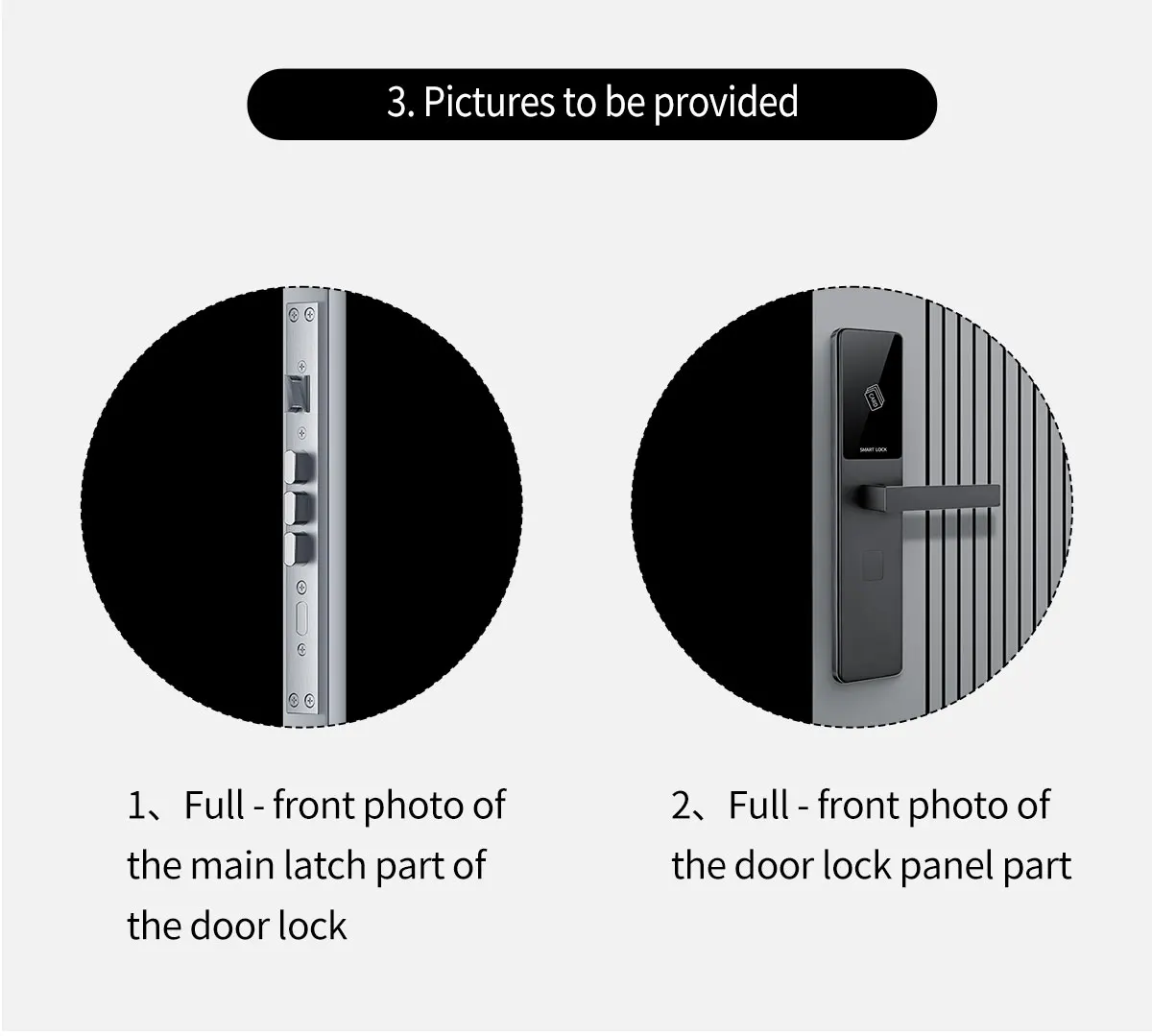 Hotel Door Lock Encoder System Retro Style Durable Waterproof ABS ...