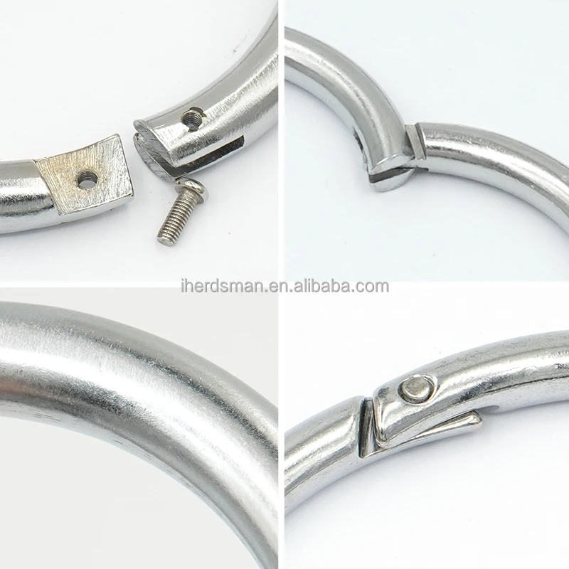 Stainless Steel Nose Rings for Cattle - Easy Traction