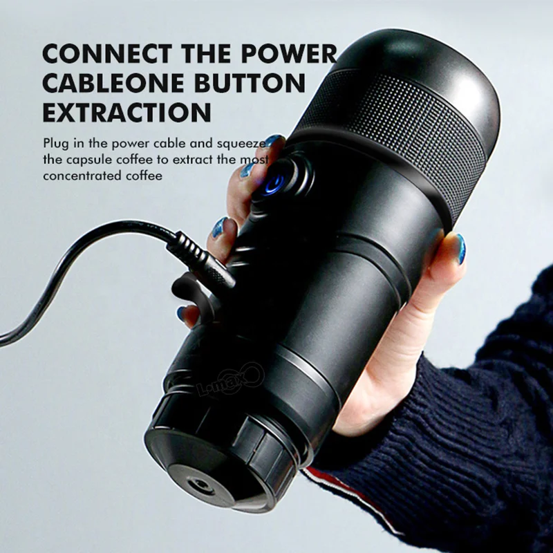 Portable Car Espresso Coffee Maker - 12V Dc Automatic