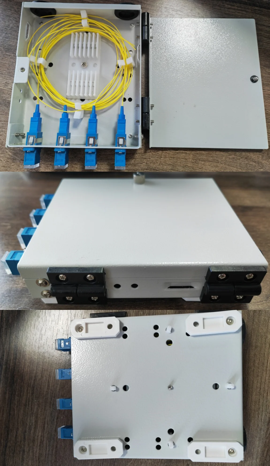 8 Port Fiber Optic Sc Patch Panel Wall Mount Fiber Enclosure - Buy ...