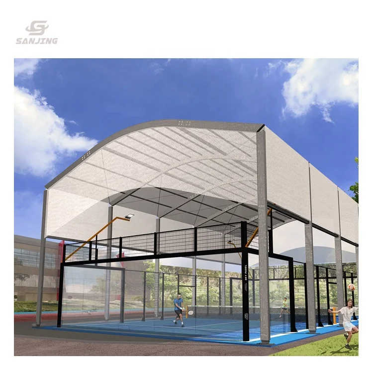 Alibaba.com: Custom Padel Court with Rain Roof, Outdoor Tennis Court ...