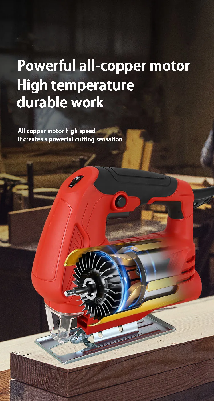 Hand-held Electric Curve Saw DIY Woodworking Saw Strong Full Copper ...
