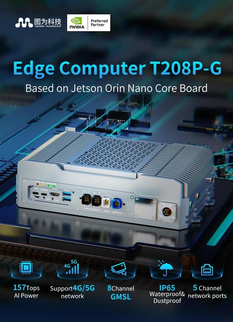 Nvidia Jetson Orin Nano Super 4GB 34TOPS Development Board AI Box Edge AI Computing Machine with ...