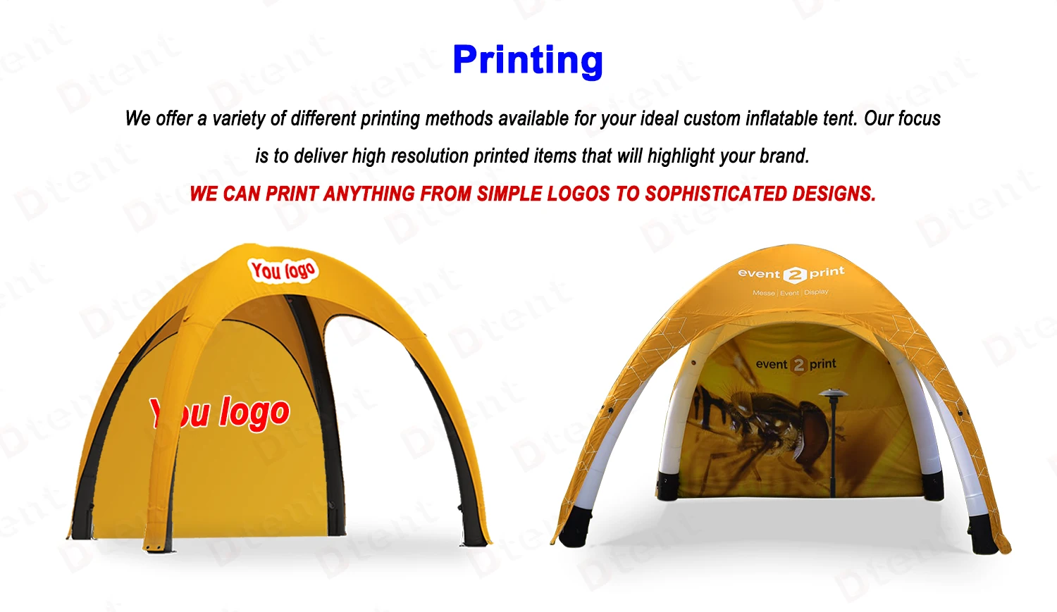 Giant Outdoor Inflate Air Foldable Pop Up 3*3 6x6 Inflatable Canopy ...