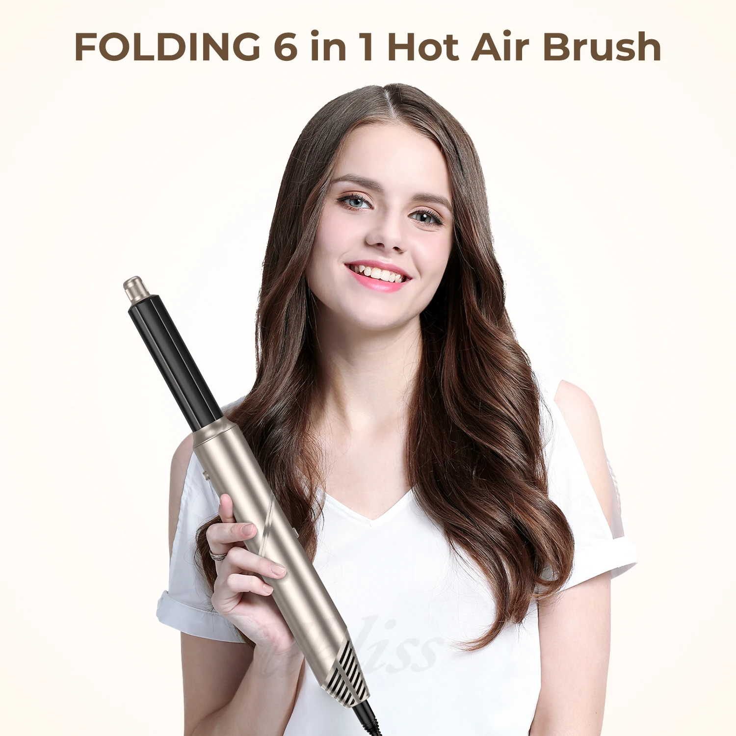 5 In 1 Air Hair Stylers Volumizing Brushes Negative Ion Curler Hair ...