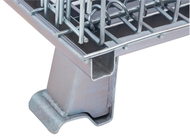 Container Mesh Warehouse Lockable Wire Mesh Storage Container Box Metal ...