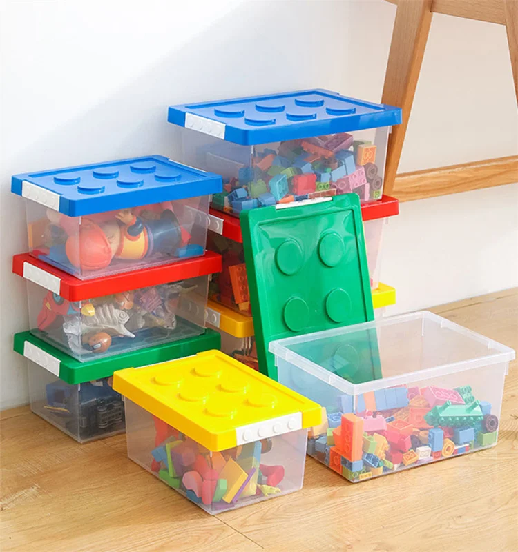 Building Block Storage Box Toys Organizer Kids Lego Box Stackable Block ...