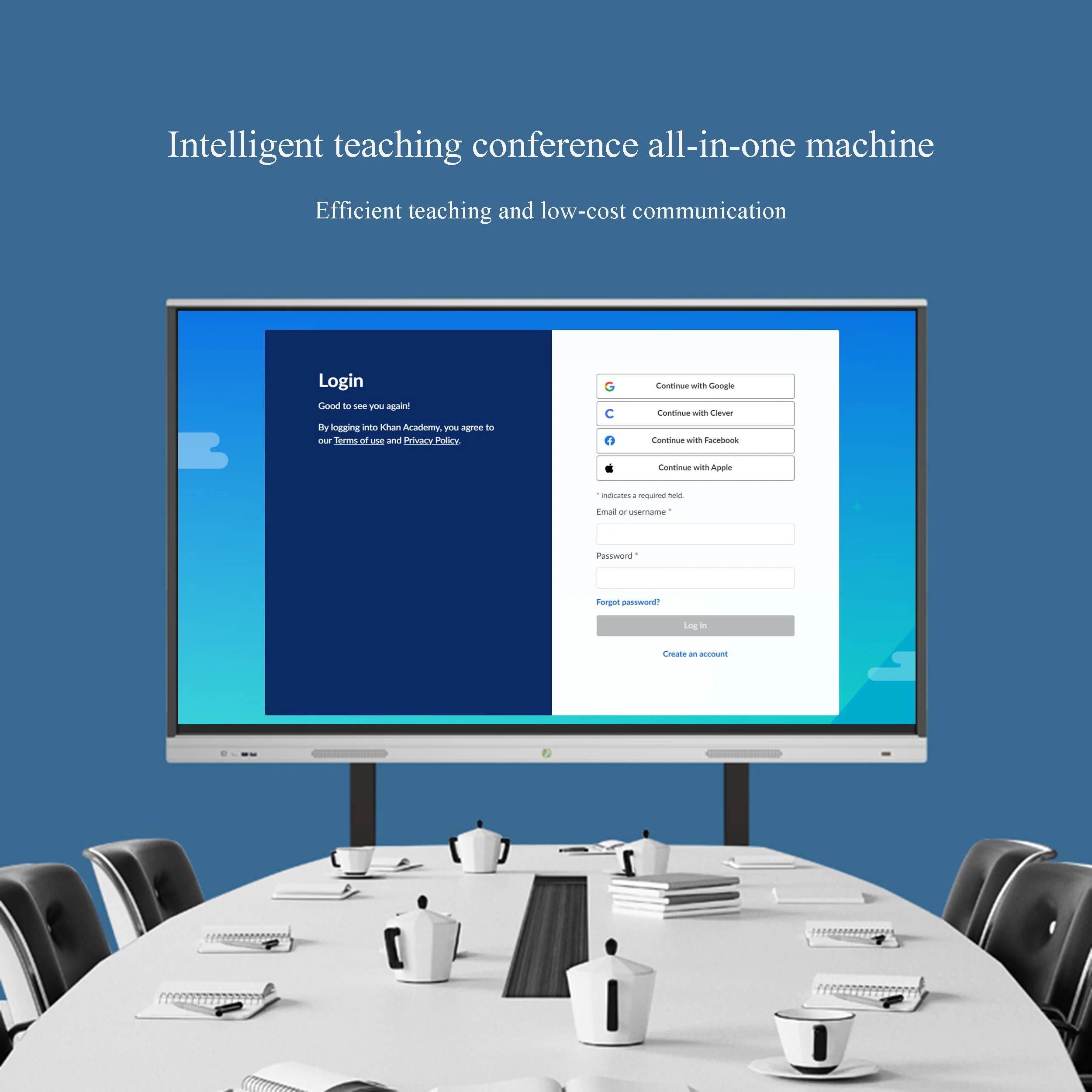 65'' Multimedia Touchable Smart Whiteboard Display Smart Tv Digital ...