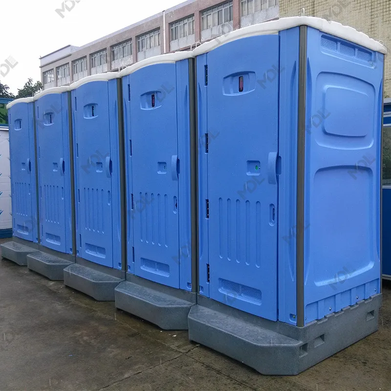 Bio Toilet Mobile Portable Toilet - Blue Plastic Toilet