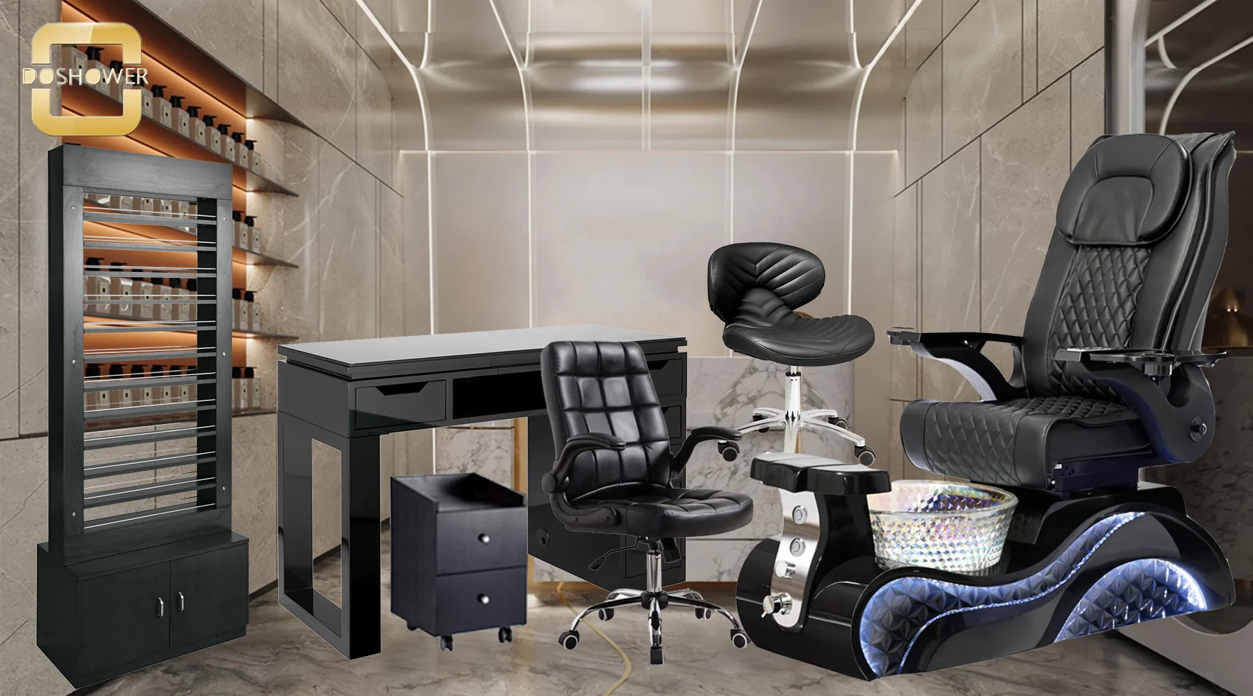 Versatile Manicure Table of Professional Manicure Workstation With ...