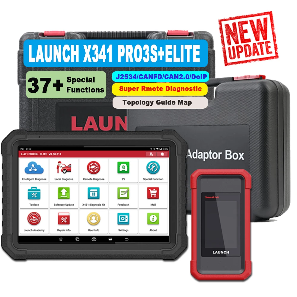 LAUNCH X431 PRO3S Elite Global Version 2 Years Free Update Full System ...