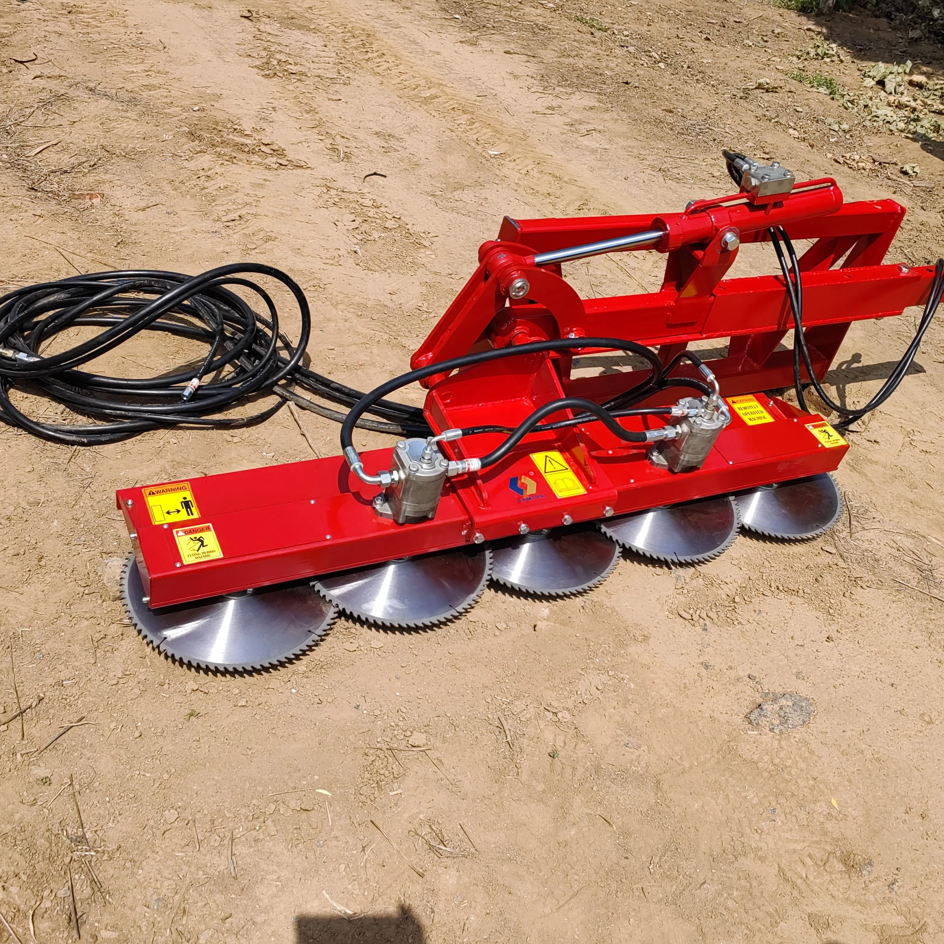 Mini Tractor Mounted Hedge Trimmer - Hydraulic Tree Pruner