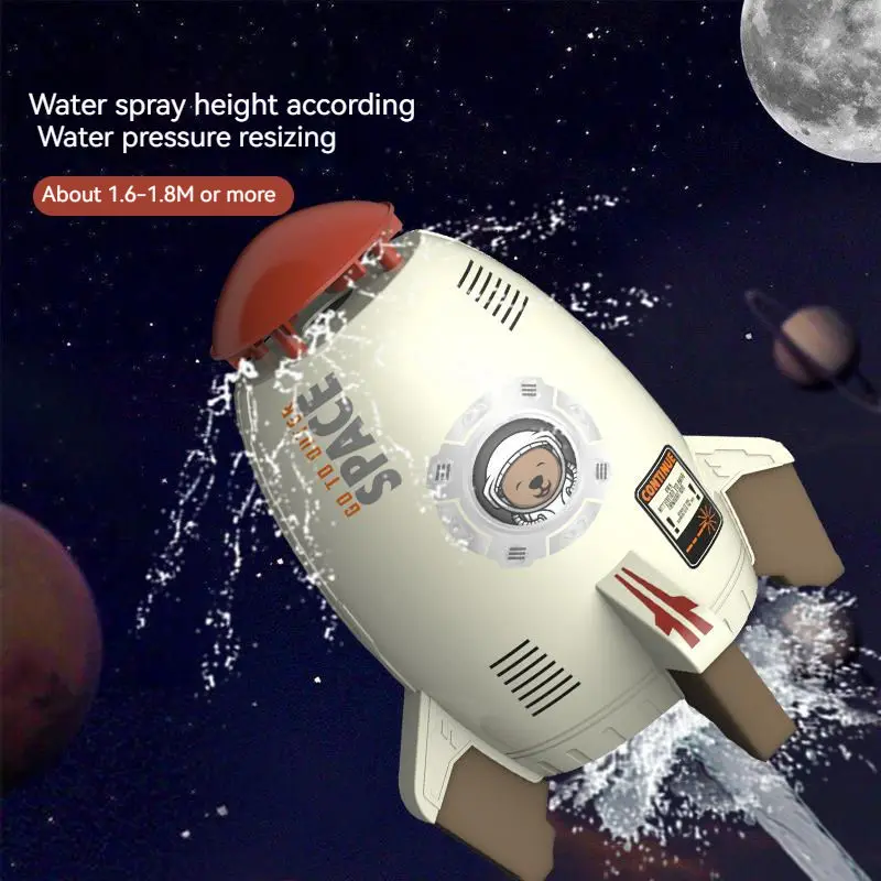 Spray Water Stomp Spray Rocket Sprinkler Spinning Lift-off Rocket ...