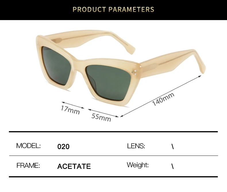 DL GLASSES 2024 Classic Triangle Cat Eye Eyewear Thick Acetate Lunettes ...