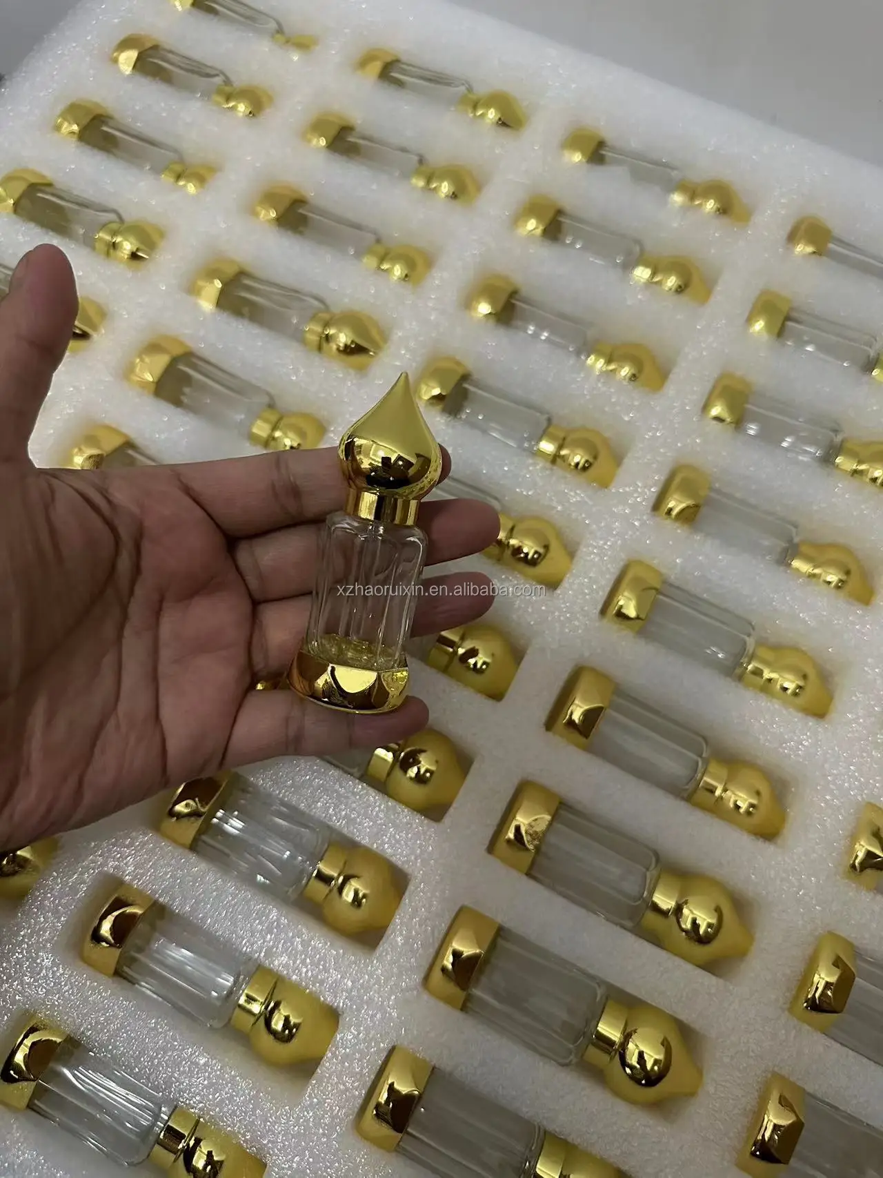 3ml 6ml 12ml Black Attar Glass Oud Oil Perfume Tola Bottle With Packaging Box - Buy Tola-attar ...