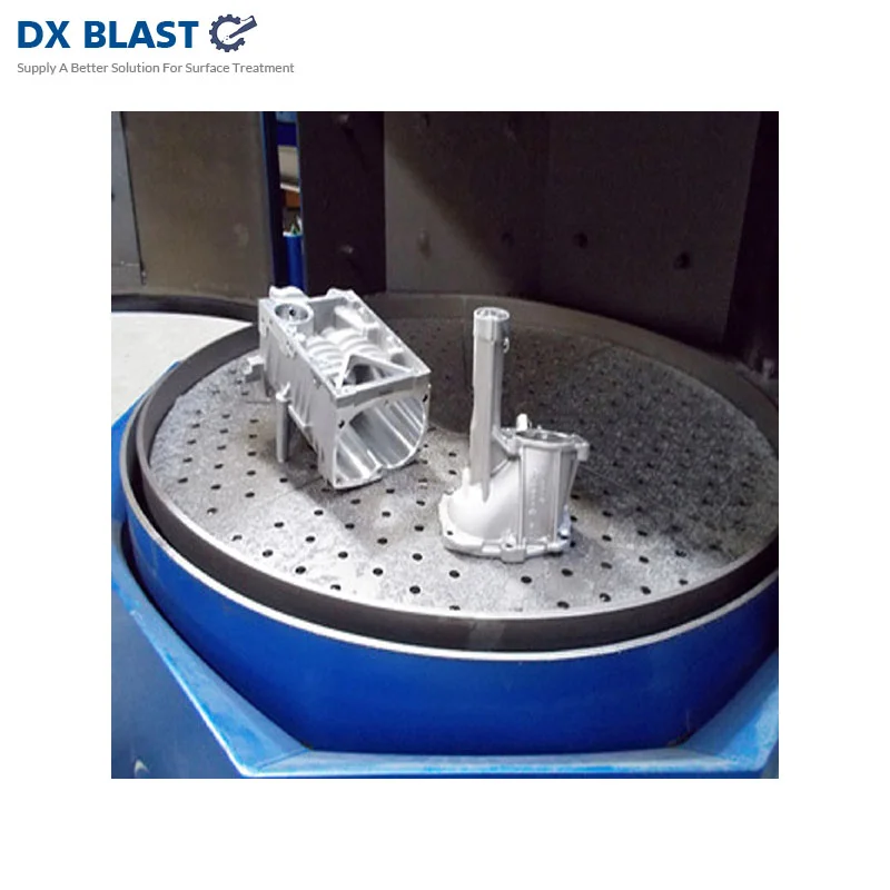 2 Table Abrator Casts and Forged Surface Cleaning Parts Blasting ...