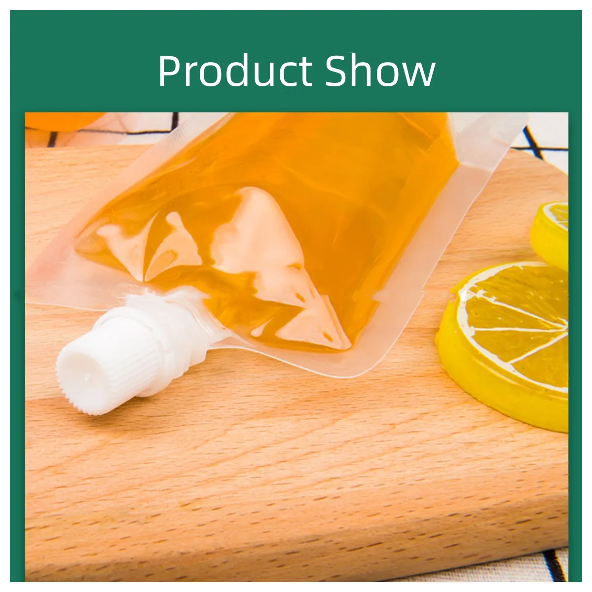 Custom Package Water Spout Pouch Bag Juice Beverage Packing Nozzle Bag ...
