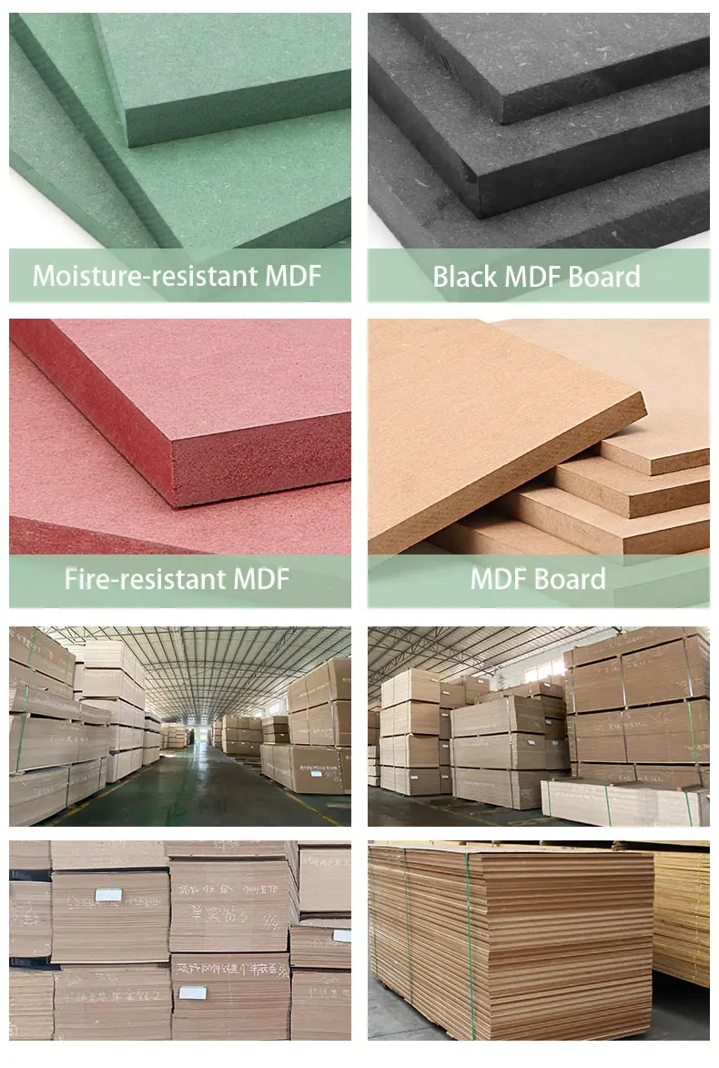 18Mm Melamine Film Sheet Melamine Laminated Mdf Board for Furniture and ...