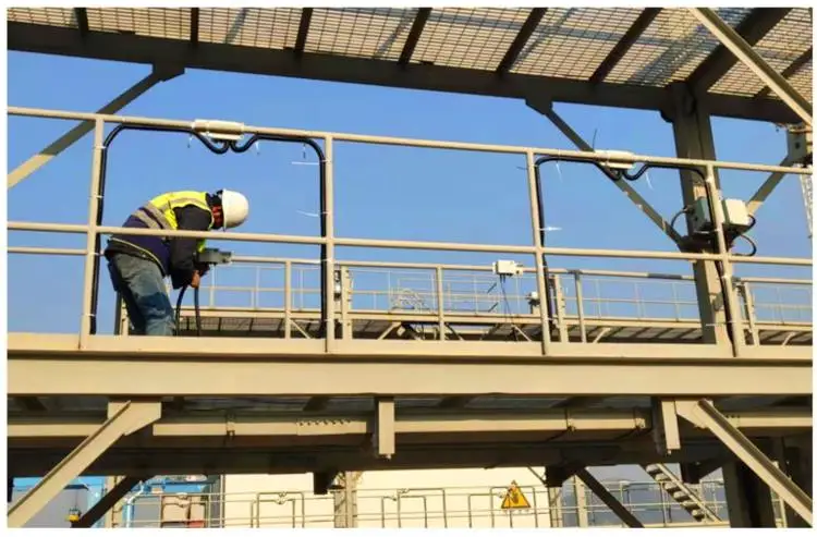 Steel Structure Rack for Cold Chain Reefer Container Monitoring