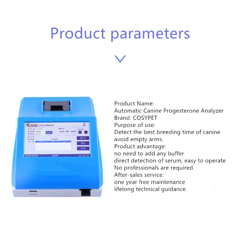Touch Screen Immunofluorescence Quantitative Analyzer Hormones Analyzer ...