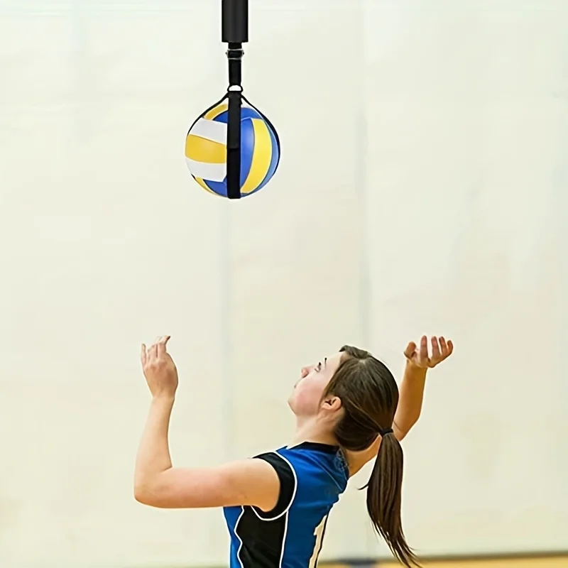 Neoprene-adjustable-length-volleyball-spike-trainer-hanging-reaction ...