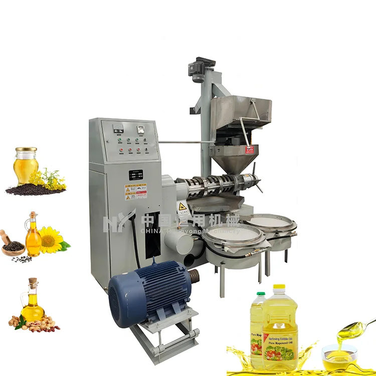500-600kg/h Cold Pressed soyabean Canola seeds oil press machine ...