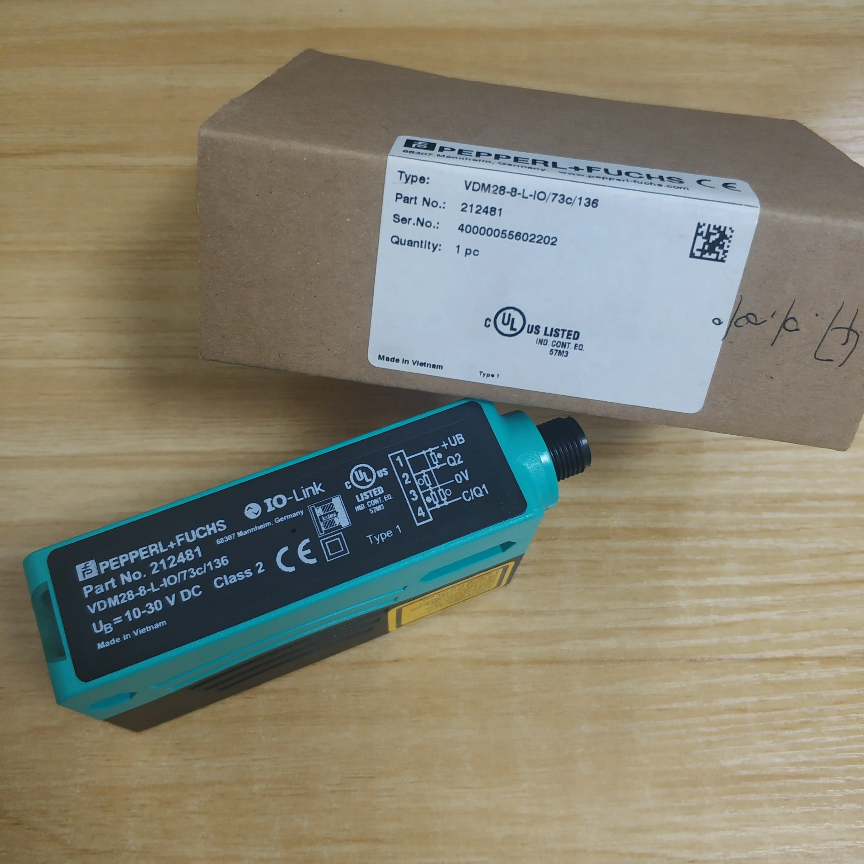 Pepperl+fuchs Laser Distance Sensor Vdm28-8-l-io/73c/136 212481 P+f - Buy Laser Distance Sensor ...