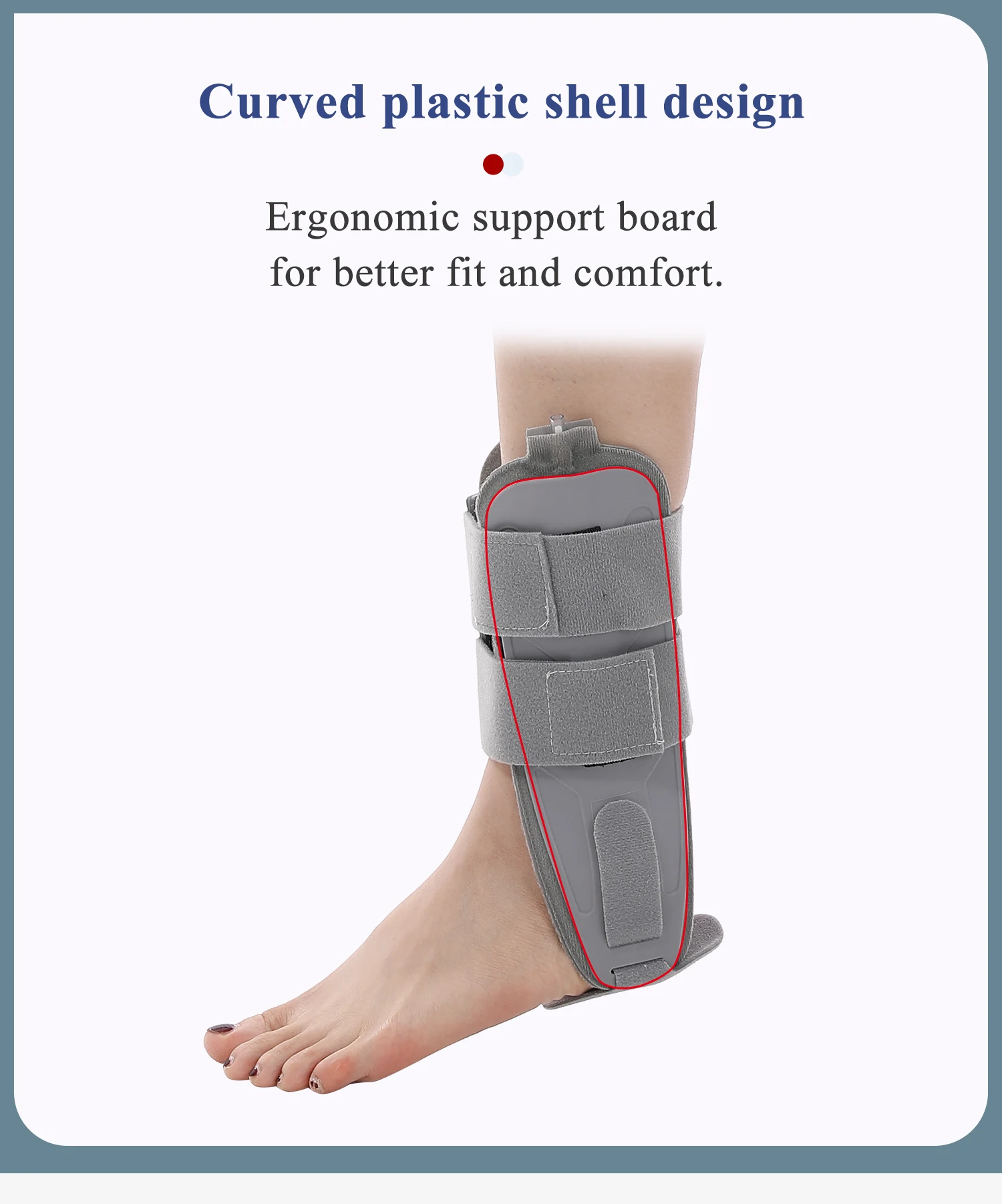 Inflatable Ankle Joint Fixation Strap Fracture Sprain Protector ...