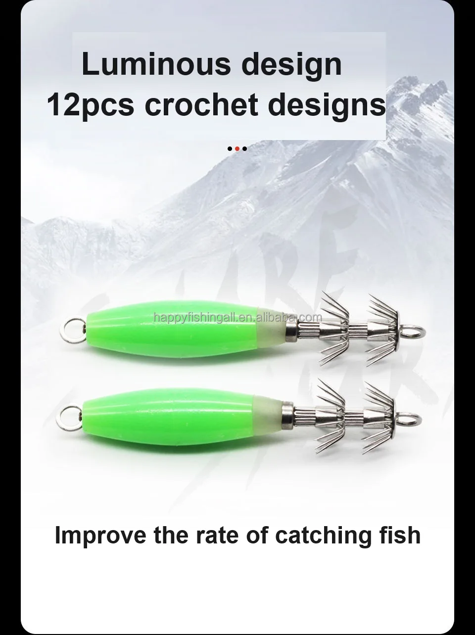 Squid Jigging Machines - Japanese Luminous Hooks for Deep Sea Fishing