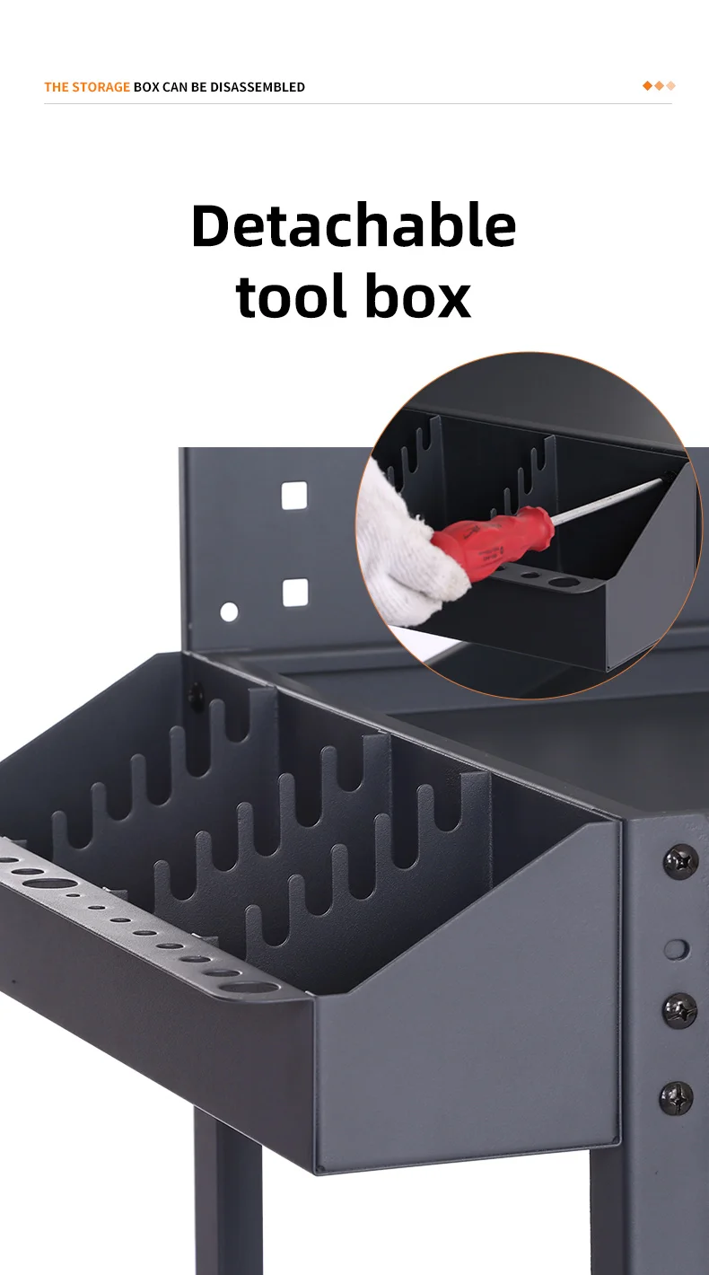 Steel 3 Shelf Mechanical Tool Cart Garage Storage 3 Layer Mechanic ...