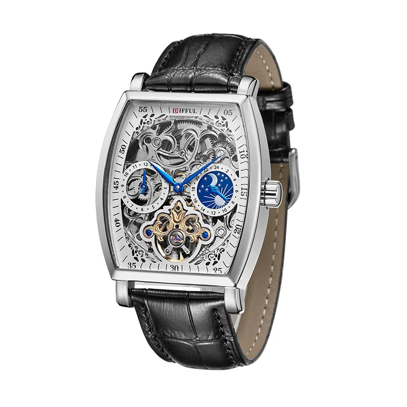 Difful Dropshipping Visible Aumatic Movement Watch Utime Automatic Men ...