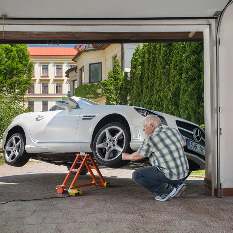 Portable Car Lift Auto Scissor Lift Car Lifter for Home Garages Stores ...