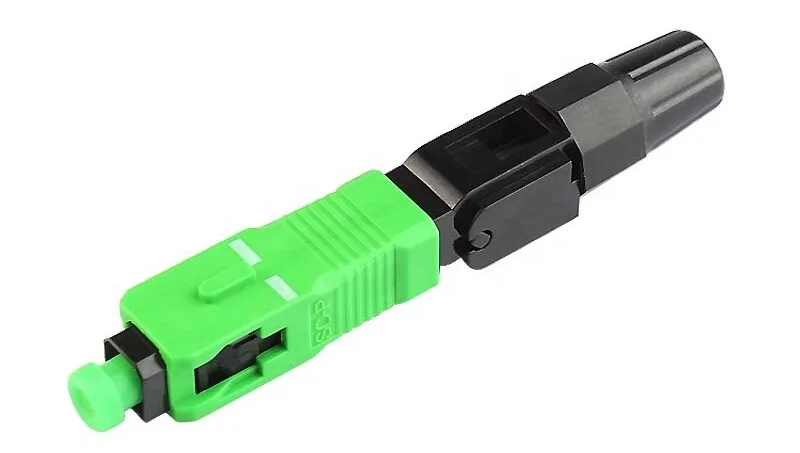 Sc Apc Green Fast Connector Good Quality Loss Below 0.3db Ftth Fiber ...