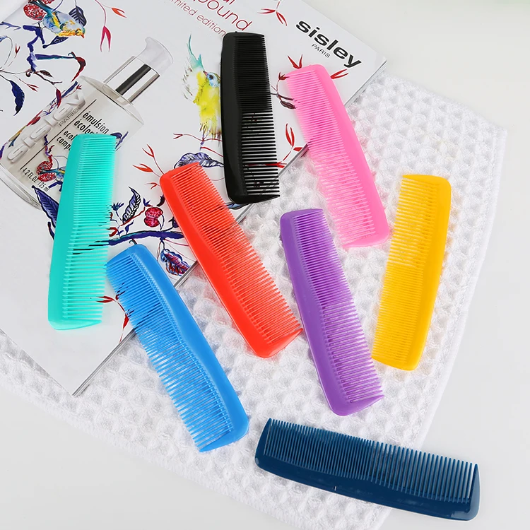 12.8cm Mini Head Comb Small Row Compact Coarse Fine Teeth Hair Comb ...