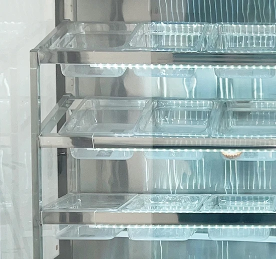 Malatang Hot Pot Shelf Display Refrigerator Restaurant Fresh Cabinet ...