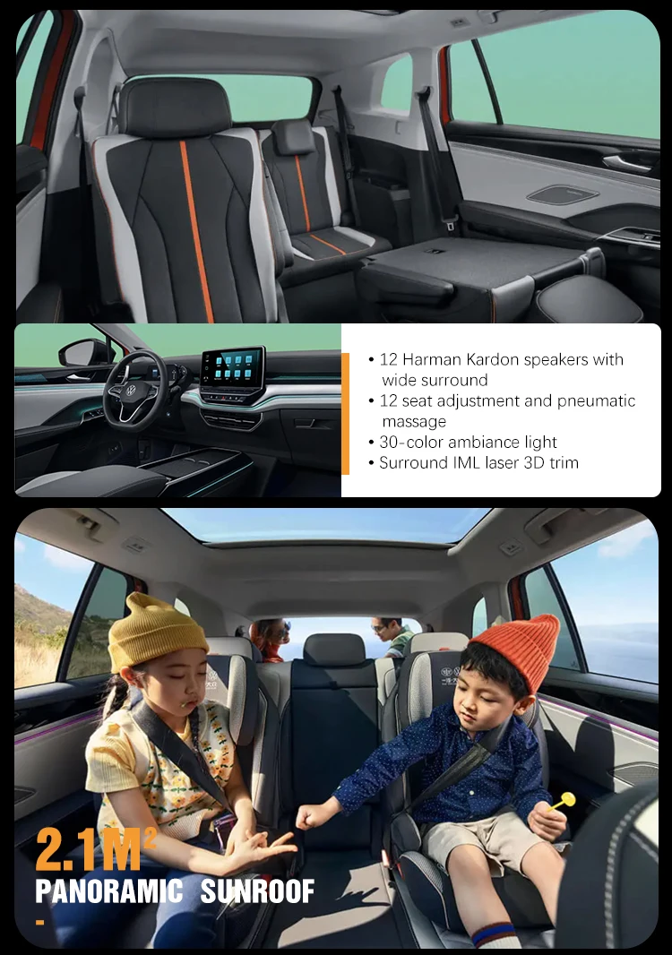 2022 Volk Swagen Id6 Cross Pro Electric Car Id6 X Crozz Pro Prime 7 ...