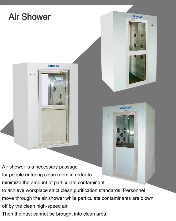 Biobase Modular Clean Room Air Shower With Double Doors Clean Room For ...