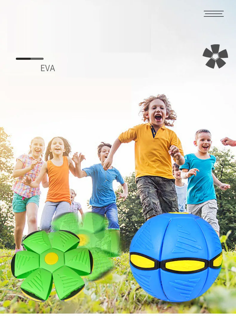 2021 New Outdoor Garden Beach Game Toys Flat Flying Magic Ufo Throw ...